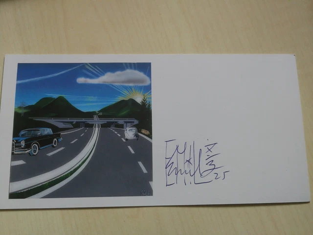 KRAFTWERK - ORIG. AUTOGRAMMKARTE von EMIL SCHULT - IN PERSON!!! EUR 29 ...