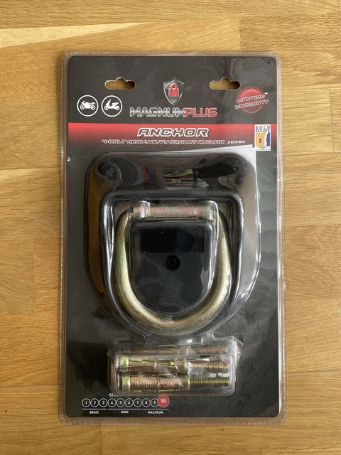 MAGNUM PLUS ANCHOR 4 bolt heavy duty ground anchor 16mm NEW sealed £25. ...