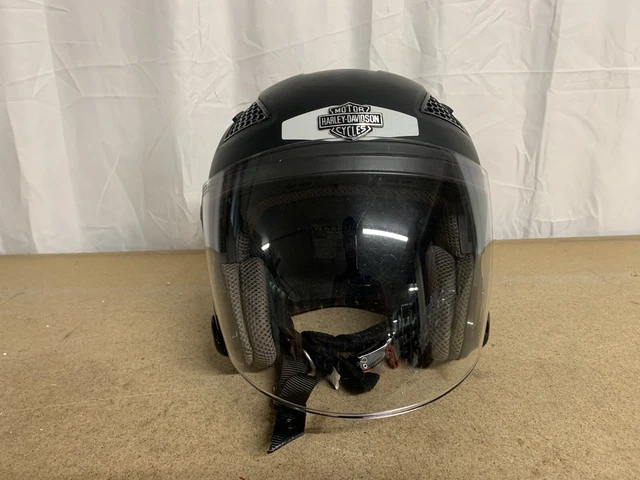 MOTOR HARLEY DAVIDSON Motorradhelm Jethelm mit Klappvisier in GR L ...
