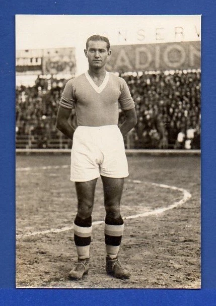 PIETRO FERRARIS II - S.s.c. Napoli Anni '30 - Foto Originale Timbro Sul ...