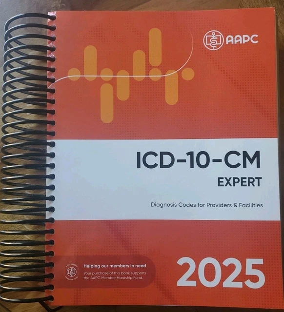 AAPC ICD-10-CM EXPERT 2025 Diagnosis Codes for Providers&Facilities £65.14 - PicClick UK