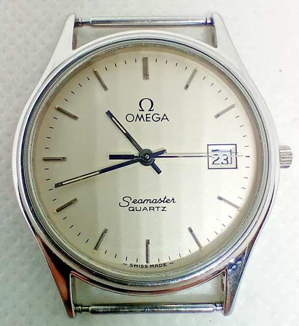 VINTAGE MEN'S WATCH Omega Seamaster Quartz Ref. 196.0251 Swiss Made ...