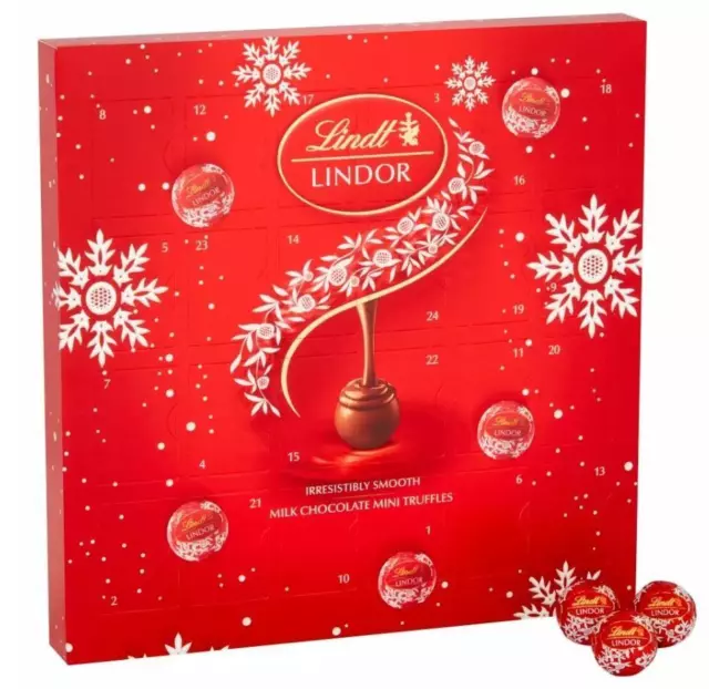Lindt Lindor Chocolat Au Lait Amoureux Calendrier De Lavent Noël Eur