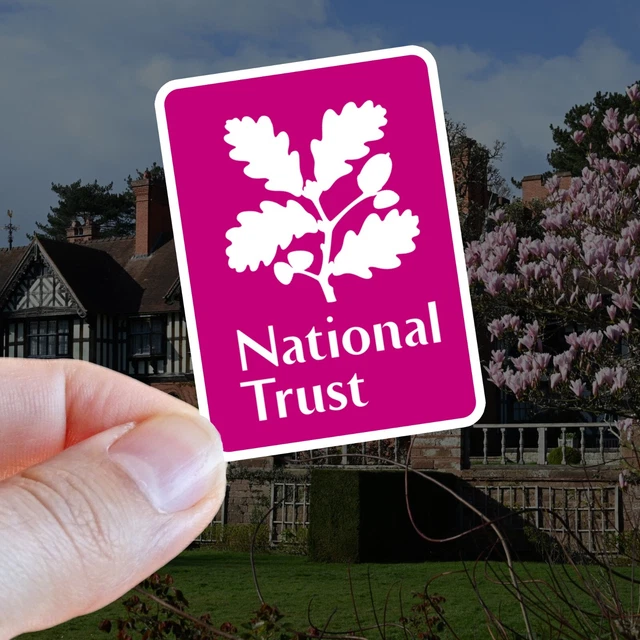 NATIONAL TRUST CAR Sticker Custom Laptop Car Stickers £4.99 - PicClick UK