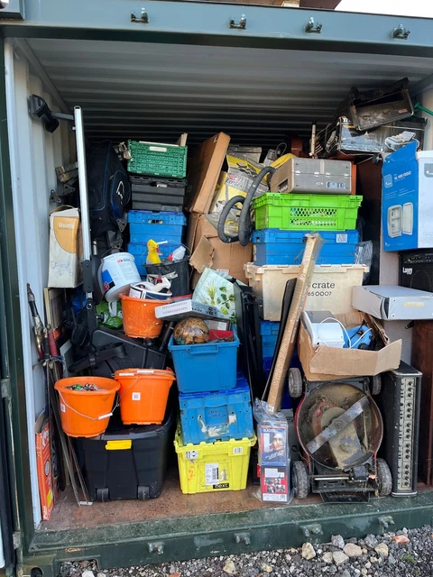 FULL OF ITEMS, Contents 20 ft Shipping CONTAINER Storage £777.00 ...