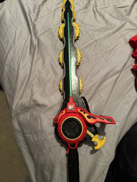 POWER RANGERS NINJA Steel Master Blade Chainsaw Sword Star Saw Bandai ...