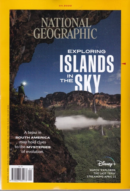 NATIONAL GEOGRAPHIC APRIL 2022 Rainforest Tepuis Seahorses Ganges ...