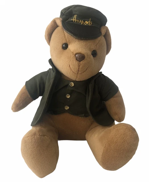 HARRODS KNIGHTSBRIDGE LONDON Doorman 10” Plush Teddy Bear Green Uniform ... HARRODS KNIGHTSBRIDGE LONDON Doorman 10” Plush Teddy Bear Green Uniform ...