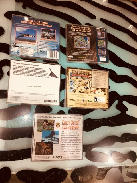PC GAMES FLIGHT Sim Cal of Duty Half Life Sim City Forgotten Battles ...