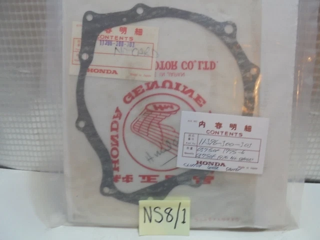 NOS HONDA CB750 K0-6 Cb750 F F2 Clutch Cover Gasket 11396-300-303 Ns8/1 ...