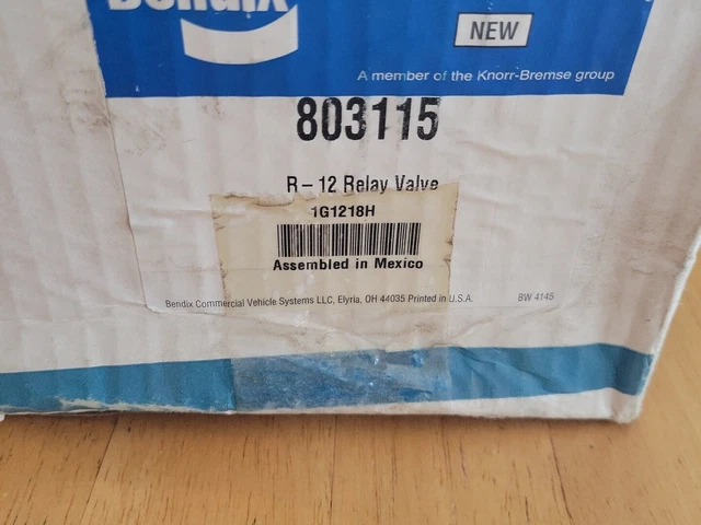 BENDIX R 12 Air Brake Relay Valve Part Number 803115 EUR 75,97 ...