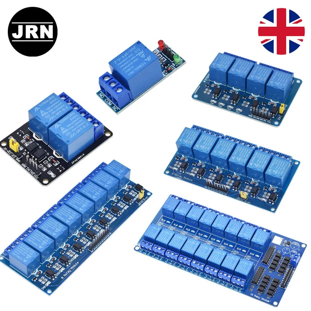 5V/12V RELAY HIGH Low Level Optocoupler 1/2/4/6/8/16 Channel for ...