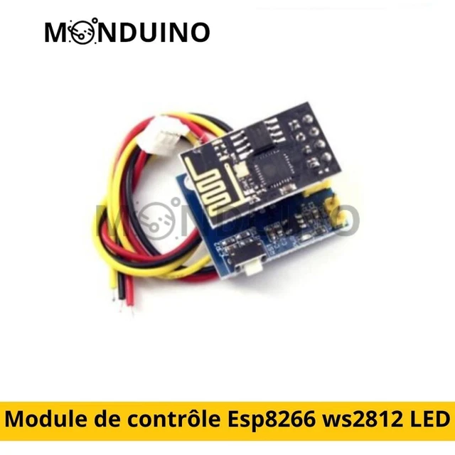 ESP8266 WS2812 LED Controller esp-01 esp-01s RGB IDE Adapter Module ...