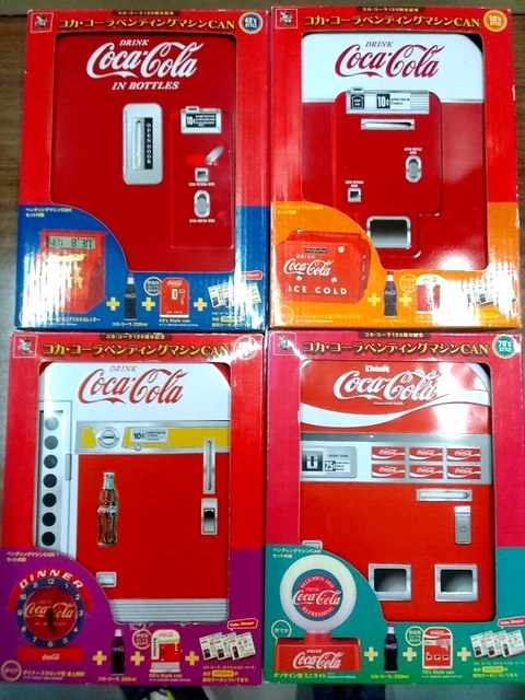COCA-COLA 120TH ANNIVERSARY Coca-Cola Vending Machine CAN All 4 types £ ...