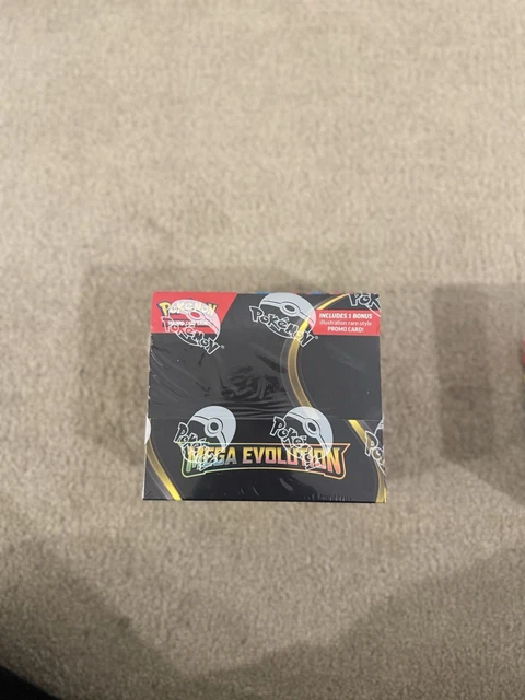 POKÉMON TCG: MEGA Evolution Enhanced Booster Box (36 Packs) Tear In ...