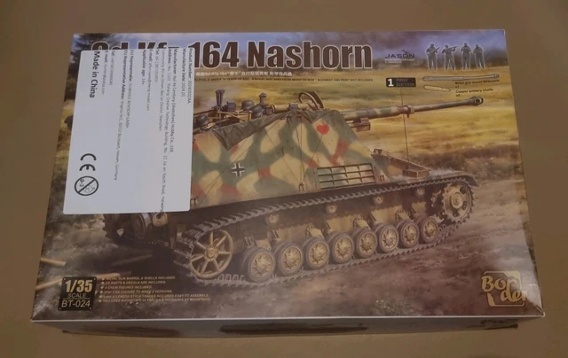 BORDER BT-024 1/35 scale Sd.Kfz.164 Nashorn Tank Destroyer model kit £ ...