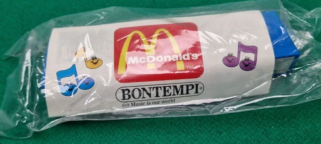 VINTAGE 1990S MCDONALD'S Bontempi Mouth Organ Happy Meal Sealed Toy £1. ...