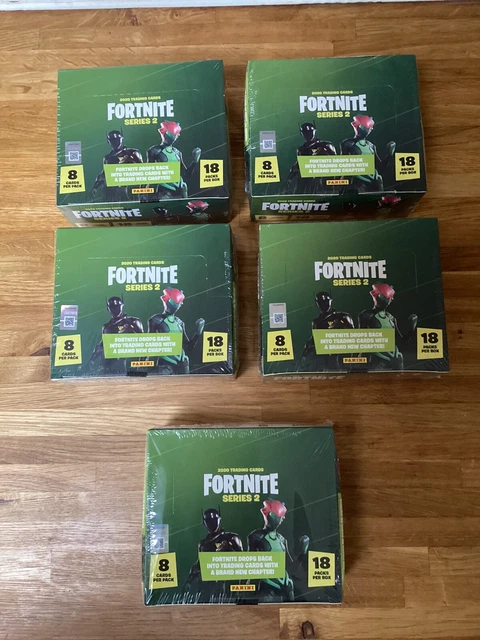 FORTNITE SERIES 2 Hobby Box X 5 Boxes - *New Sealed* 90 Packs 720 Cards ...