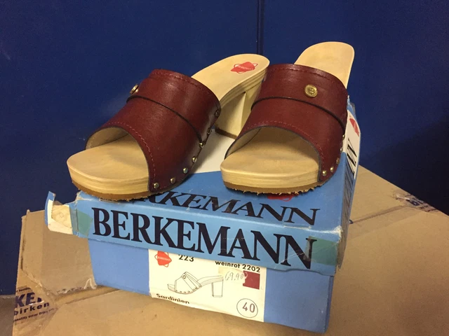 BERKEMANN SARDINIEN PANTOLETTE Clog Toeffler Klepper Gr 40 neu Made in ...