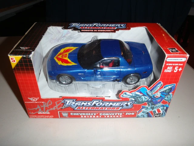 TRANSFORMERS ALTERNATORS BLUE Chevrolet Corvette Z06 AUTOBOT TRACKS ...