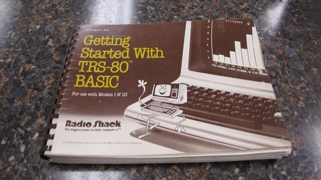 VINTAGE RADIO SHACK 26-2107 Getting Started with TRS-80 BASIC Book £2. ...