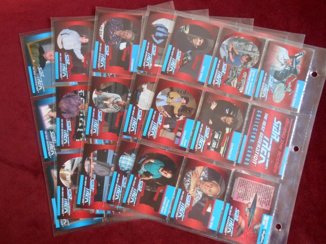 STAR TREK: NEXT Generation Behind the Scenes X39 card base set SkyBox ...