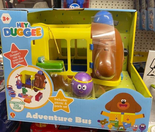 * HEY DUGGEE Adventure Bus Playset includes picnic + park set £34.99 ...