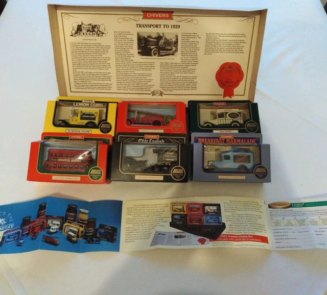 VINTAGE LLEDO COLLECTION of 6 Models, Promotional Chivers Hartley, 1988 ...