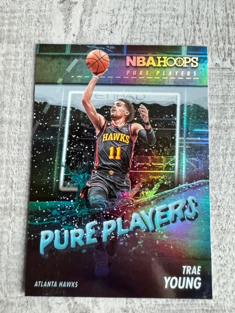 TRAE YOUNG 2023-2024 NBA Hoops Basketball Pure Players Insert #10 Atlanta Hawks EUR 8,92 ...