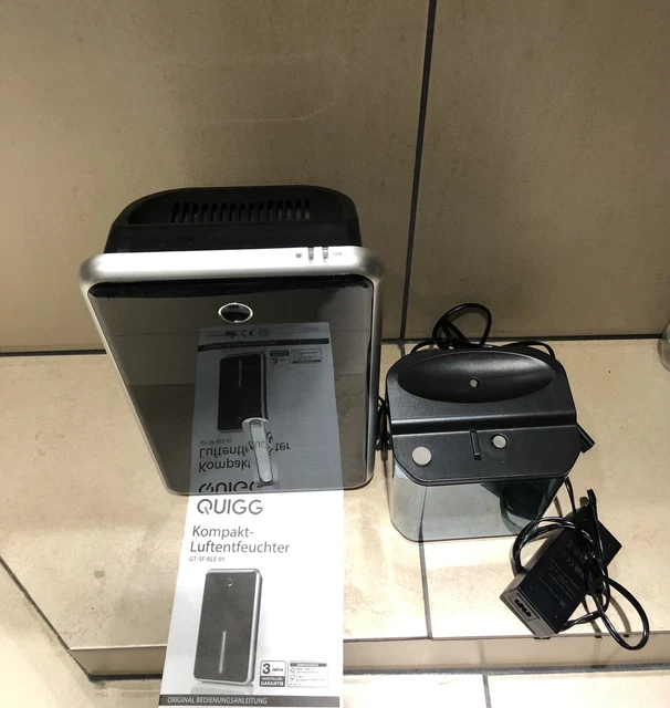 QUIGG GT-SF-KLE-01 KOMPAKT Luftentfeuchter Schwarz Gebraucht ! EUR 15 ...