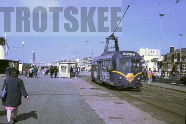 35MM SLIDE BLACKPOOL Transport Single Decker Tram Strassenbahn 621 1986 Original £3.99 - PicClick UK
