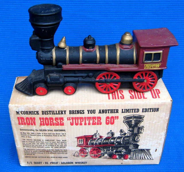 VINTAGE MCCORMICK IRON Horse Jupiter 60 Whiskey Train Locomotive ...