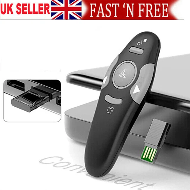 WIRELESS USB PPT Presenter Powerpoint Clicker Presentation Remote ...
