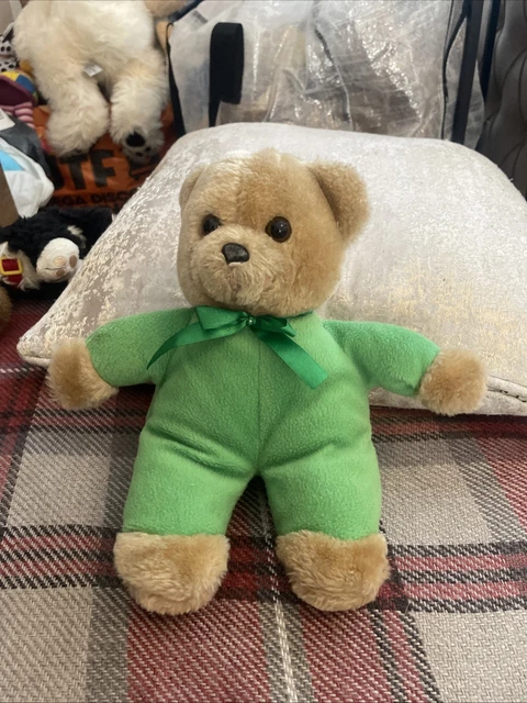 TLC APPEAL GREEN Teddy Bear PMS Local Freemasons Soft Toy Plush Round ...