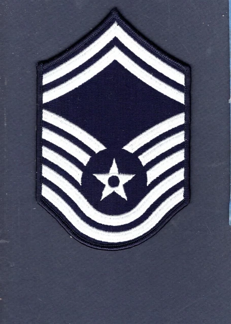 NEU E8 SMSGT Senior Master Sergeant USAF Große Uniform Rang Abzeichen ...