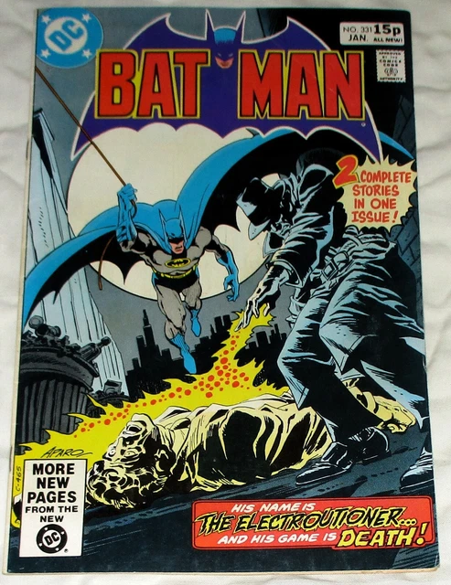 BATMAN #331 (JANVIER 1981) Electrocutioner, Irv Novick - Couverture Jim ...