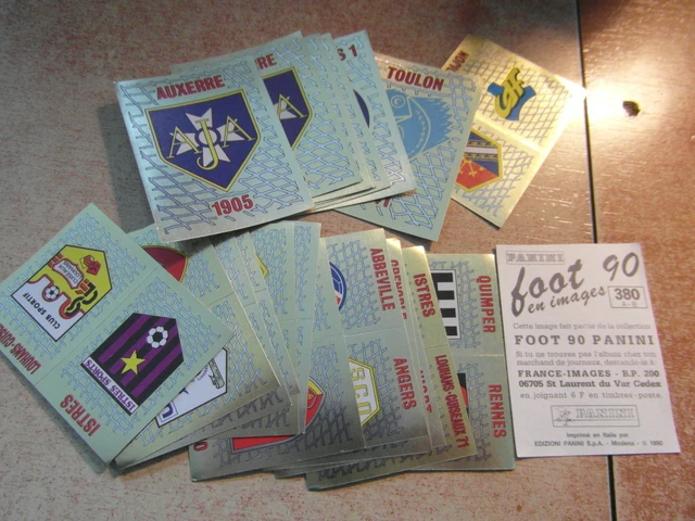 STICKERS EQUIPES DE France de FOOTBALL - PANINI - Boite de 36 pochettes ...