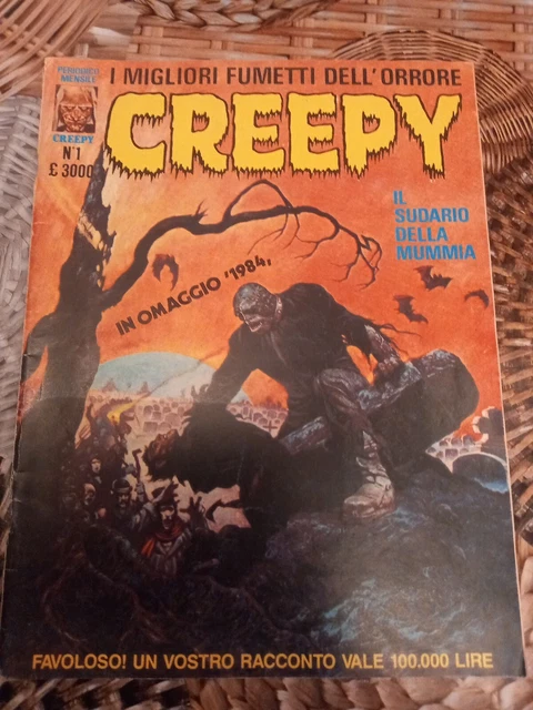I MIGLIORI FUMETTI Dell'orrore Creepy Numero 1 1984 EUR 10,00 - PicClick IT