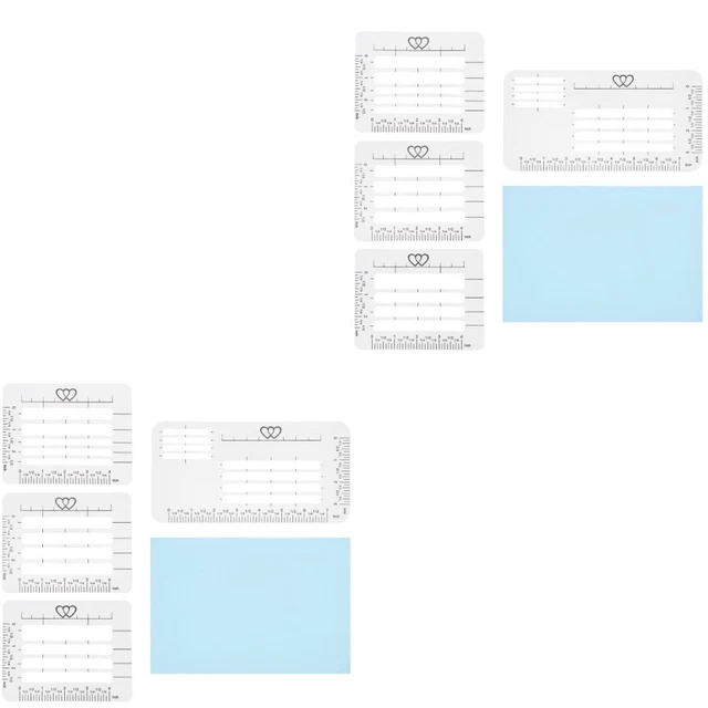 2 COUNT STENCILS for Crafts Reusable Envelope Template Plastic ...