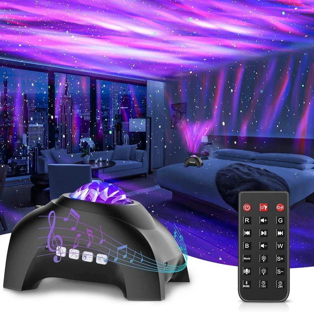 NORTHERN LIGHTS AURORA Projector,CIMELR Star Projector Music Bluetooth ...