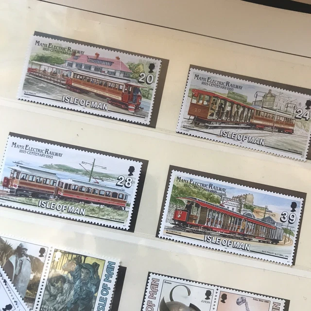 ISLE OF MAN Mint Stamps 1993 Centenary of Manx Electric Railway. MINT ...