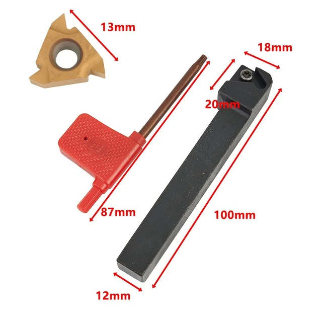 TOURNANT PORTE-OUTILS CIMENTÉE Carbure 10Pcs / Filetage Insert 16ER AG60 Marque EUR 29,95 ...