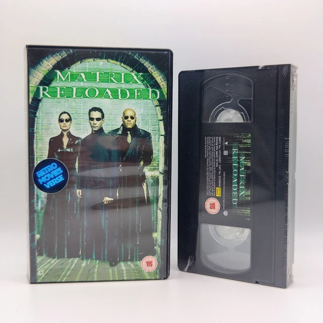 MATRIX RELOADED VHS New and Sealed Video Tape Keanu Reeves (2003) £19. ...