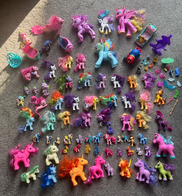 HASBRO MY LITTLE Pony MLP G4 Large Huge Massive Bundle x 62 Plus ...