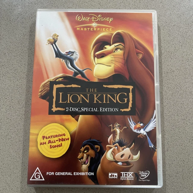 LION KING, THE (Special Edition, DVD, 1994) $0.99 - PicClick AU