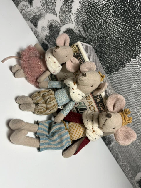 MAILEG ROYAL FAMILY Mouse Set – King, Queen & Princess – Original ...