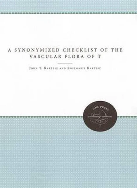 SYNONYMIZED CHECKLIST OF the Vascular Flora of the United States ...