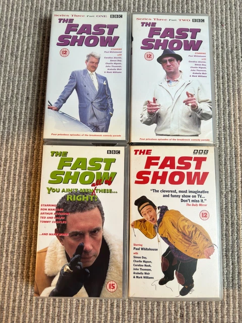 THE FAST SHOW 1990s VHS - four of the classic comedy series' best side ...
