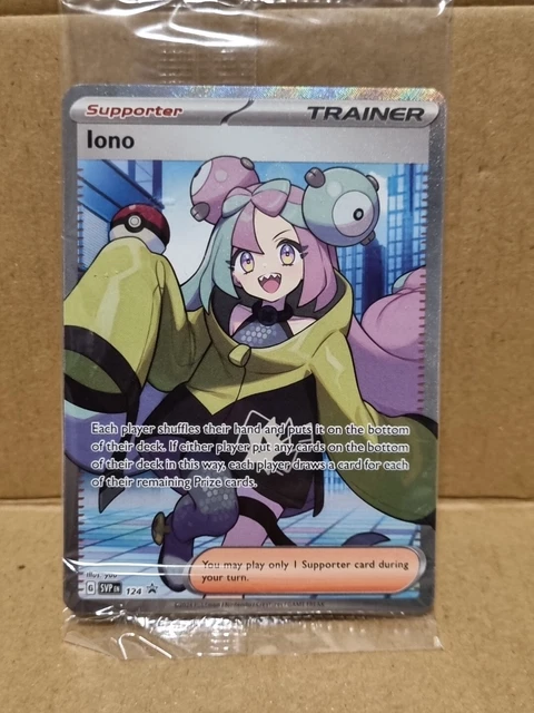 IONO SVP124 POKEMON Premium Tournament Collection Sealed Pack Black ...