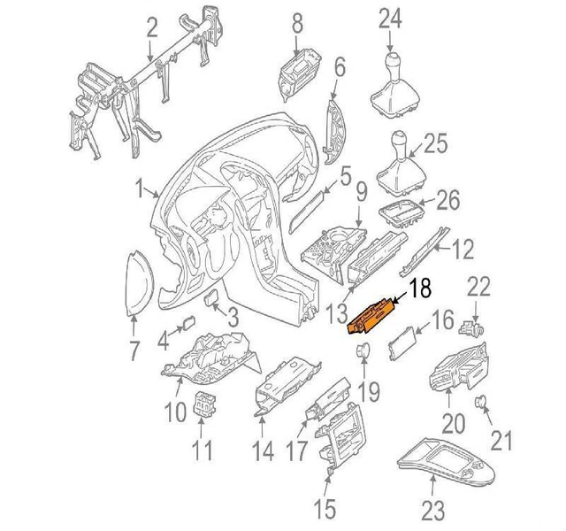 MERCEDES-BENZ SLK R171 Roadster Cup Holders Black GENUINE ...